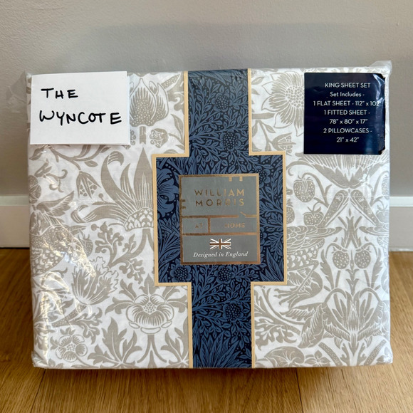 William Morris | Bedding | Nwt William Morris At Home Strawberry Thief ...